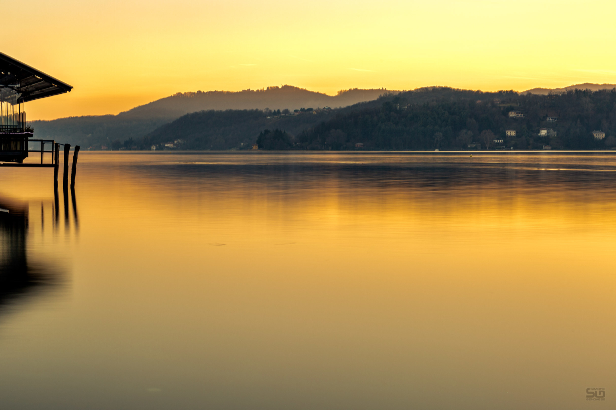 Orta Lake Sunset - Simone Genovese